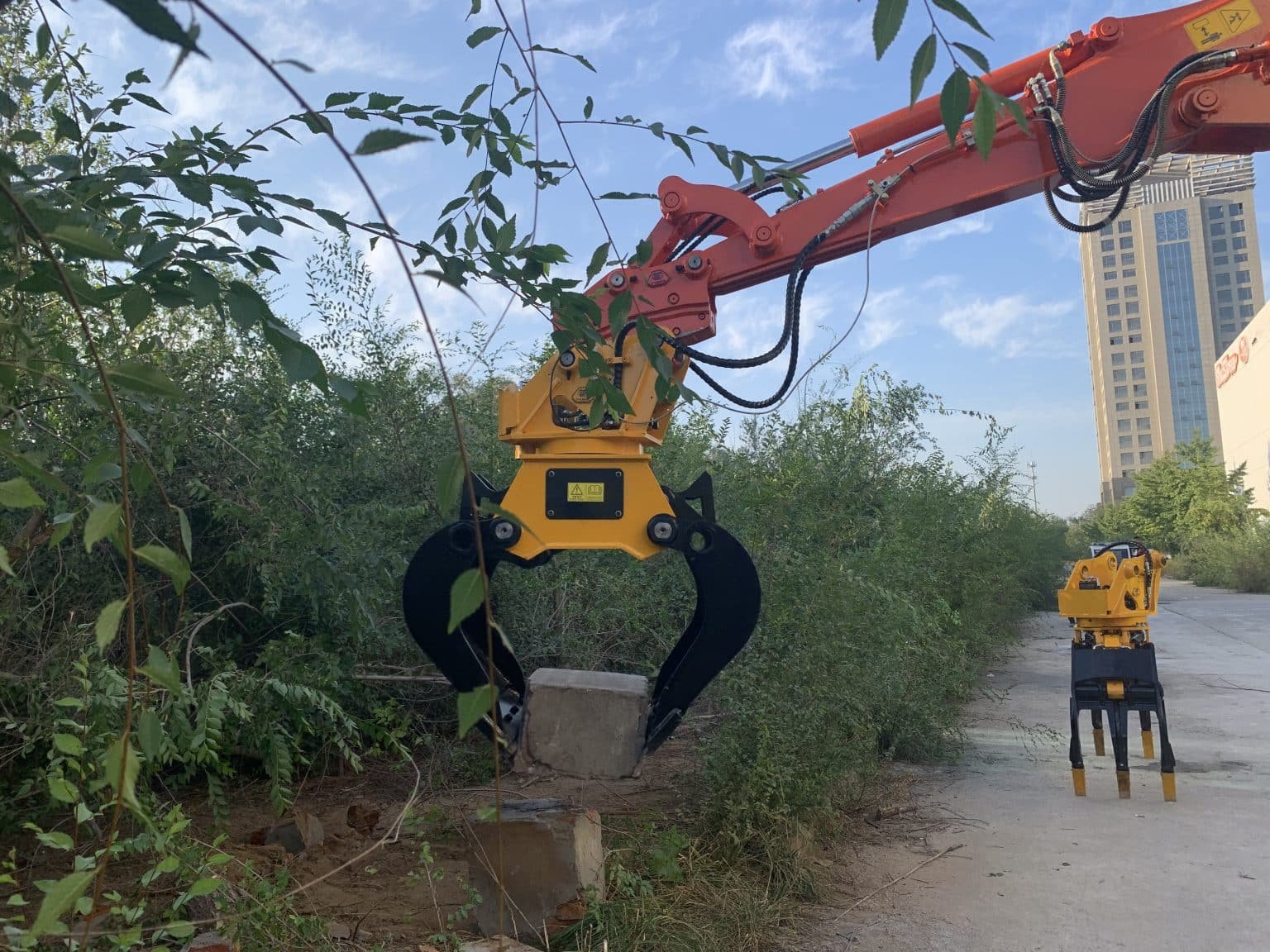 Hydraulic Demolition Grapple for Excavator - Attachments - JIANGTU
