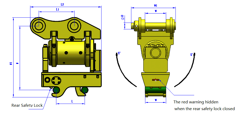 Tilt Quick Coupler-Excavator Attachments - jtexcavator